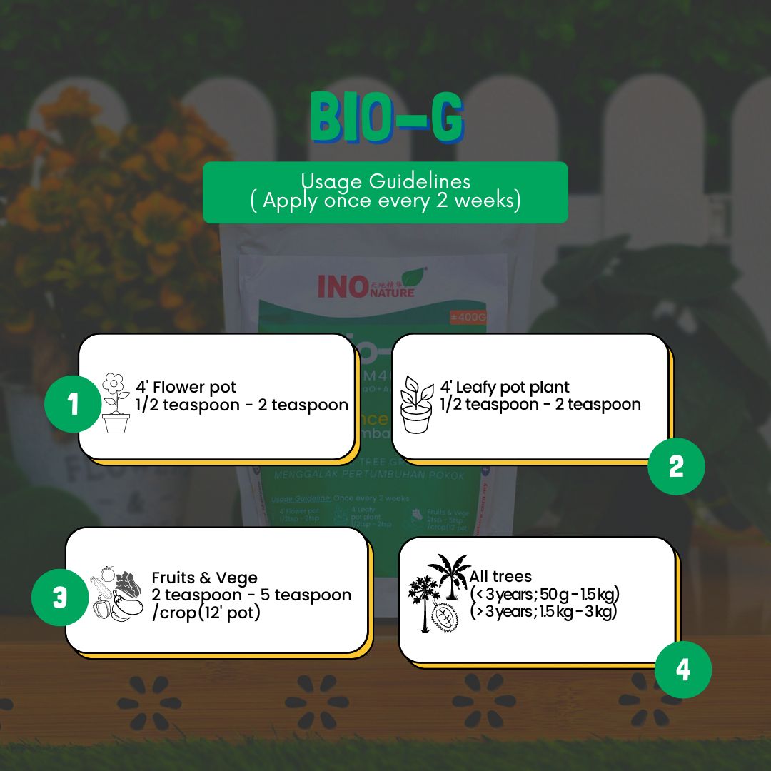 INO NATURE ECO-BALANCE FERTILIZER BIO-G